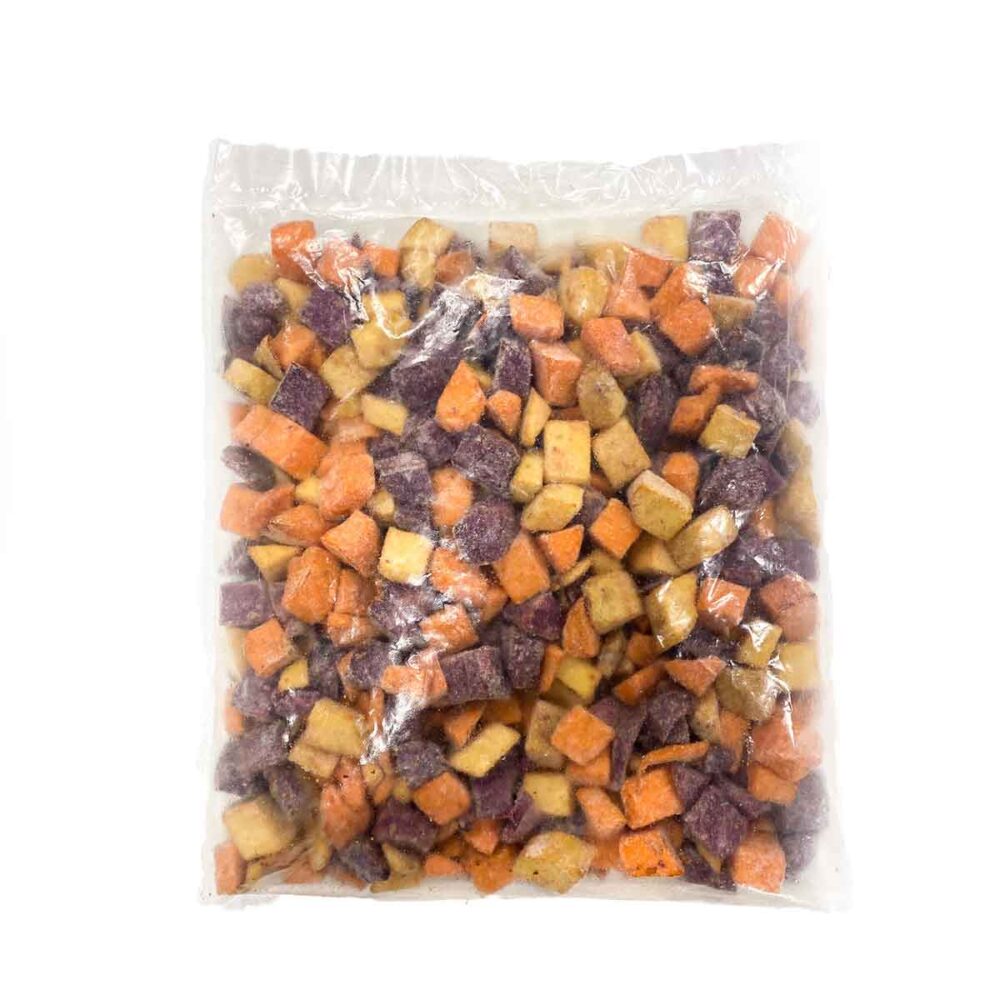 Tri-Color Sweet Potato Diced (20x20 mm) | United Flavors - MIC Food